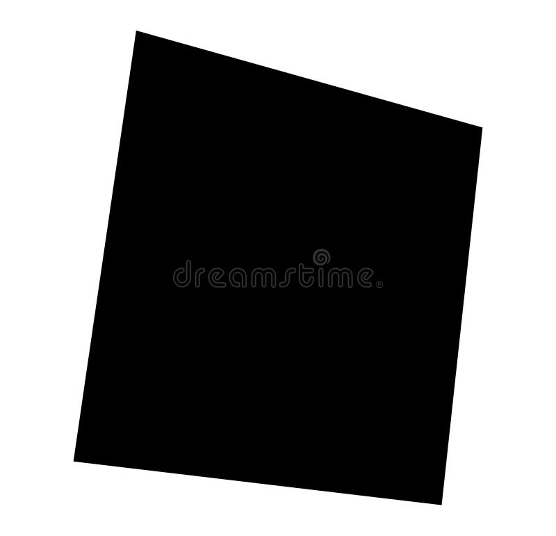 Basic Square Shape, Square Plane in Perspective. 3D Flat Angle Trapeze ...