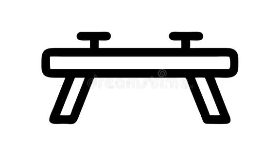 Basic Table Outline Vector Icon for Surface Furniture, Vector Design ...