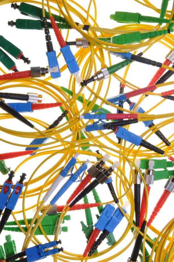 Basic Types of Optical Fiber Stock Photo - Image of data, laser: 24080842