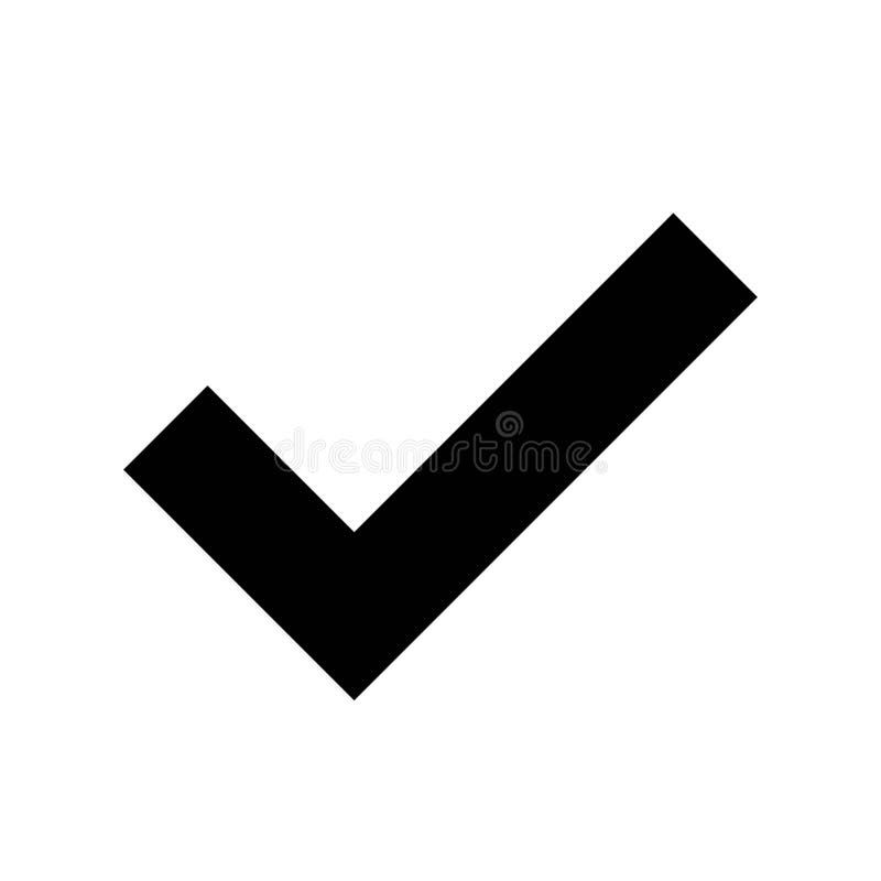 Tick sign icon design stock vector. Illustration of number - 281775074