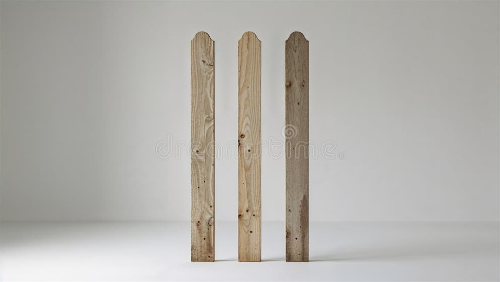 Basic Unpainted Fence Picket Tall and Smooth, Single Piece, Upright on ...