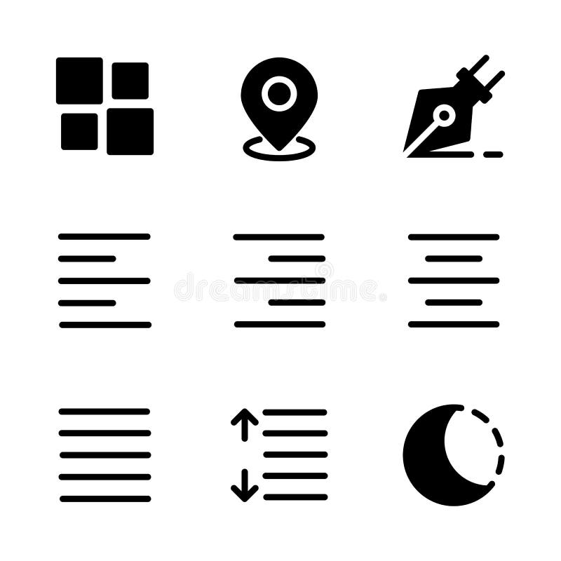 User Interface Icon Set Include Block, User, Avatar, User Interface, Padlock, Lock, Protection ...