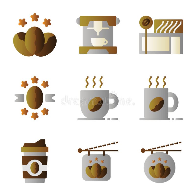 Basic Vector Coffee Icon Include Premium Coffee, Coffee Star, Cafe ...