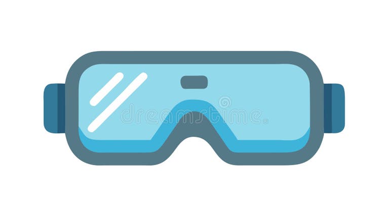 Basic VR Goggles Icon, Essential Virtual Reality, Vector Design ...