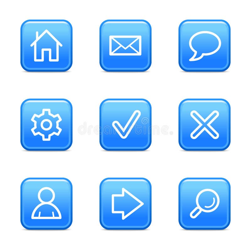 Web icons. Part three stock vector. Illustration of internet - 6021795