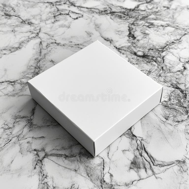 A Basic White Square Canvas Hung on a Blank Wall Stock Photo - Image of ...