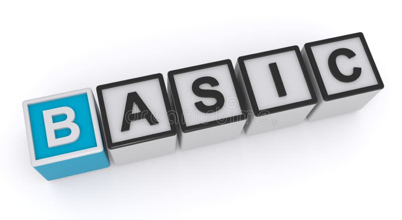 Basic word blocks stock illustration. Illustration of message - 182843905