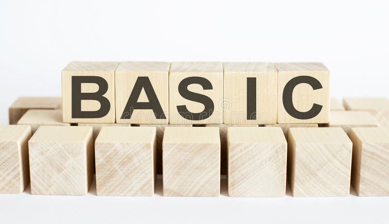 BASIC Word from Wooden Blocks on the Desk, Search Engine Optimization ...