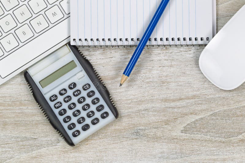 Basic Working Desktop stock image. Image of desktop, overhead - 48379699