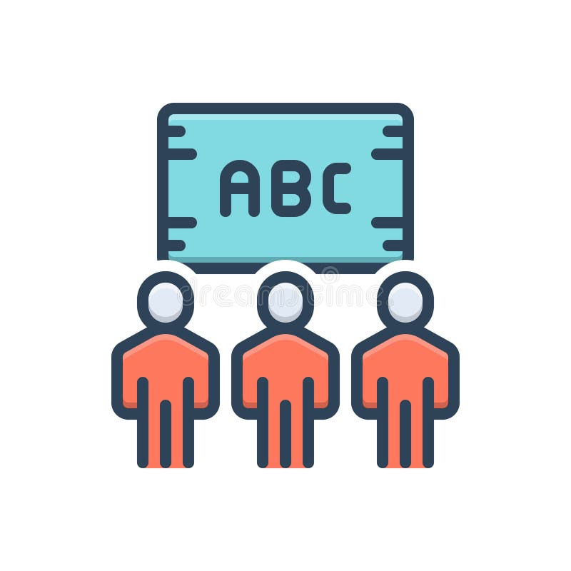 Color Illustration Icon for Basics, Fundamental and Education Stock ...