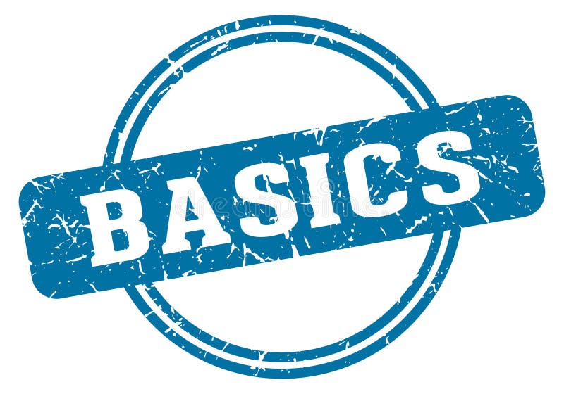 Basics stamp stock vector. Illustration of graphic, seal - 349492630