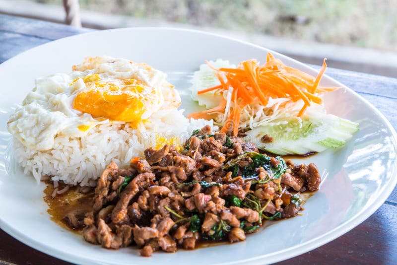 Basil lamb and fried egg stock photo. Image of carrots - 52064710