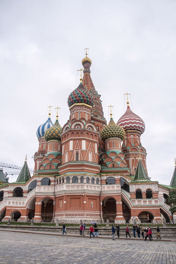 Basil`s Cathedral in Red Square,moscow Editorial Stock Photo - Image of ...