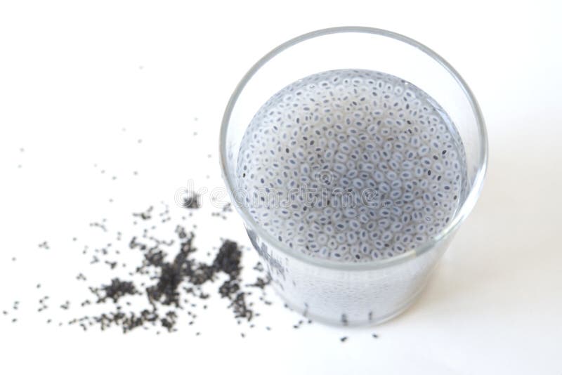 Basil Seed Drink stockbild. Bild von basilikum, getränk - 55278227