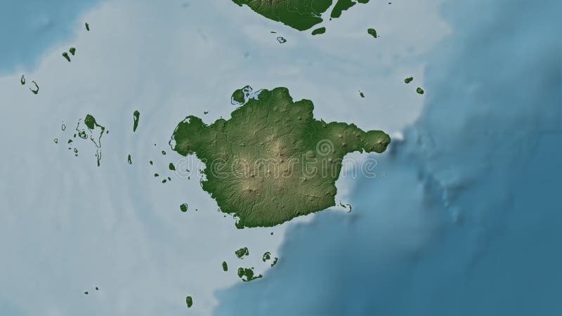 Basilan Island. Philippines. Physical Stock Illustration - Illustration ...