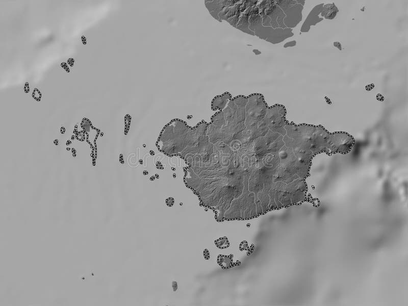 Basilan, Philippines. Bilevel. No Legend Stock Illustration ...