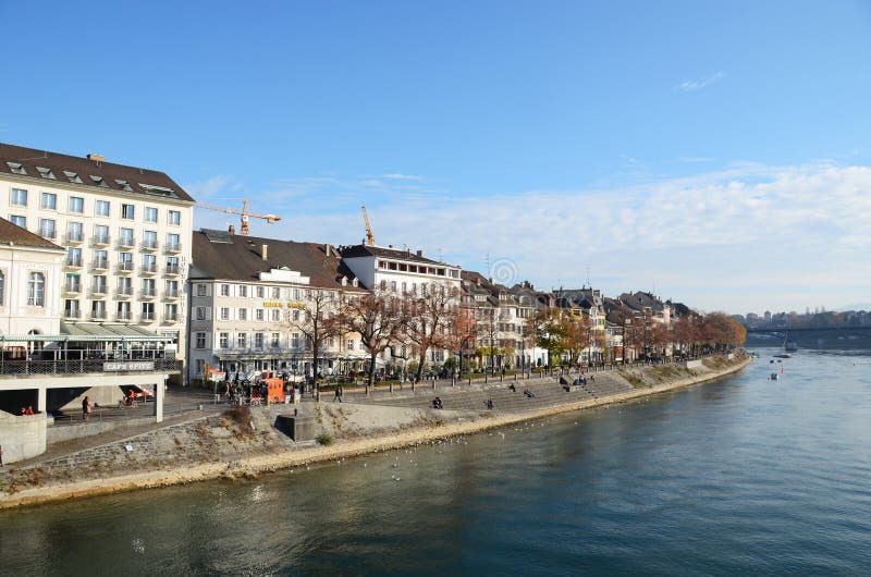 Basilea, Suiza foto editorial. Imagen de puente, tapa - 29505676
