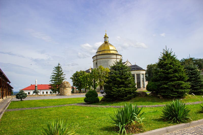 Basilian Monastery Complex on Yasna Hora in Hoshiv, Ukraine Stock Photo ...