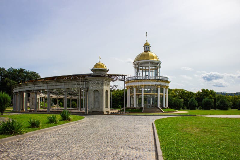 Basilian Monastery Complex on Yasna Hora in Hoshiv, Ukraine Editorial ...
