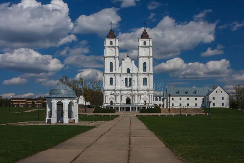 Basilica in Aglona. stock photo. Image of latvia, cross - 93184200