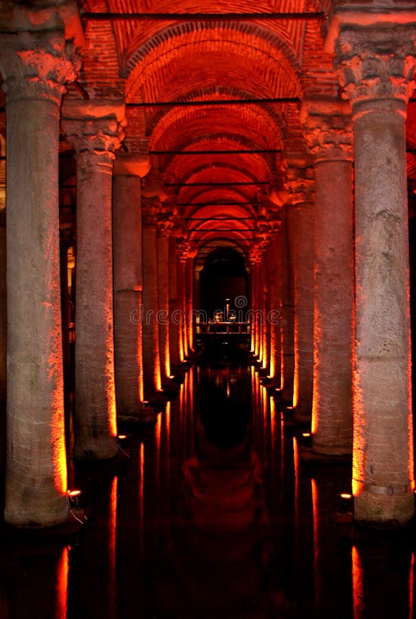 Basilica Cistern, Istanbul, Turkey Stock Image - Image of city, cistern ...