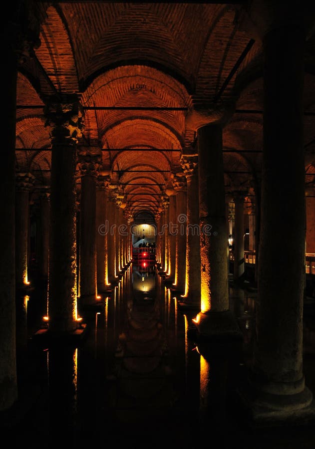 Basilica Cistern stock photo. Image of column, temple - 291922698