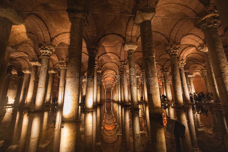 The Basilica Cistern is the Largest of Several Hundred Ancient Cisterns ...