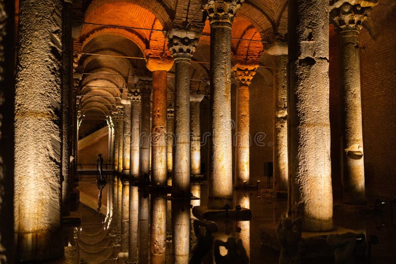 The Basilica Cistern is the Largest of Several Hundred Ancient Cisterns ...