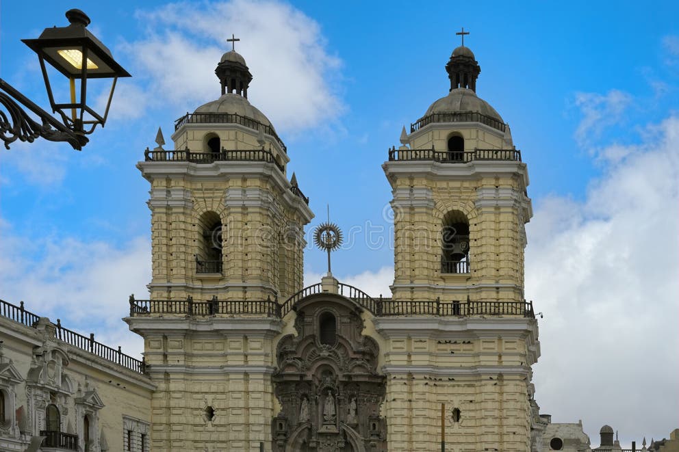 Basilica and Convent of San Francisco, Lima, Peru Stock Photo - Image ...