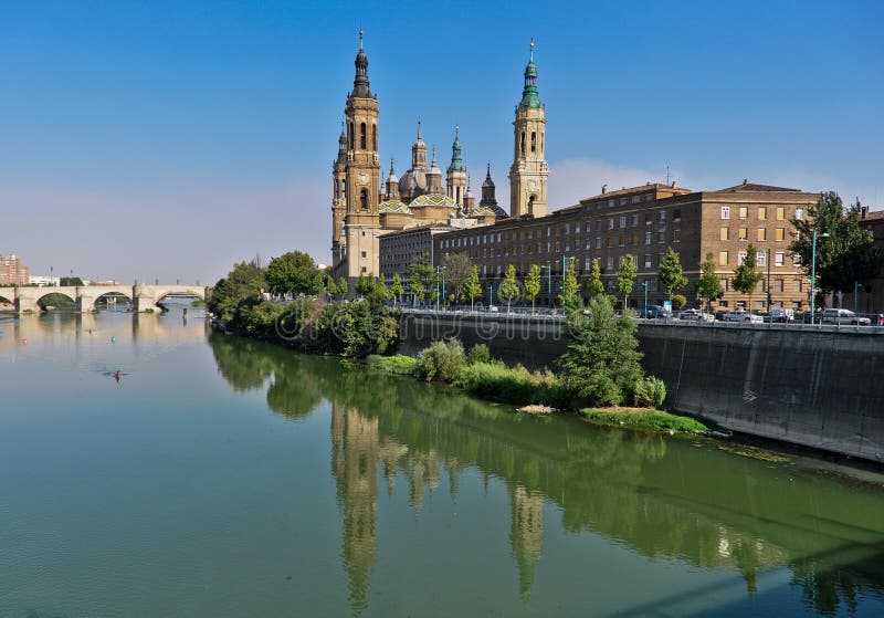 Basilica of El PIlar stock image. Image of cathedral - 17172017