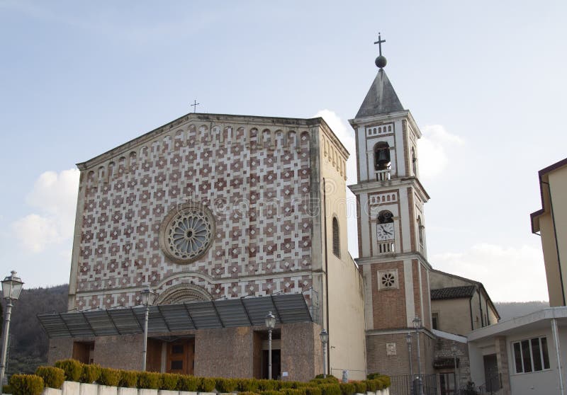 Basilica of the Face Santo Manoppello Pescara Italy Stock Photo - Image ...