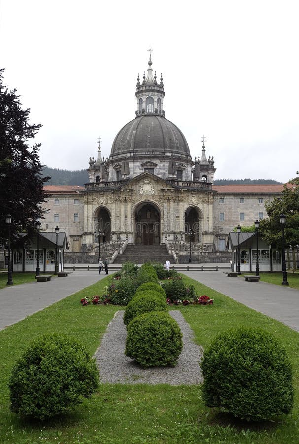 Basilica of Loiola in Azpeitia (Spain) Stock Photo - Image of facade ...