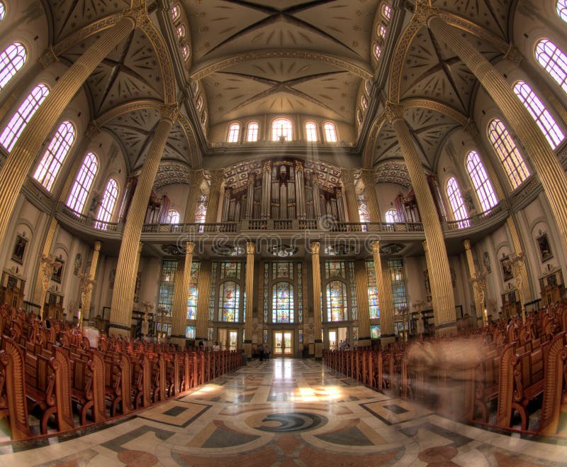The Basilica of Our Lady of Lichen Editorial Image - Image of floor ...