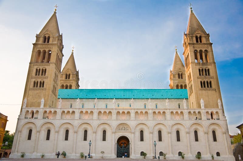 Basilica of Pecs, Hungary stock photo. Image of culture - 10569286