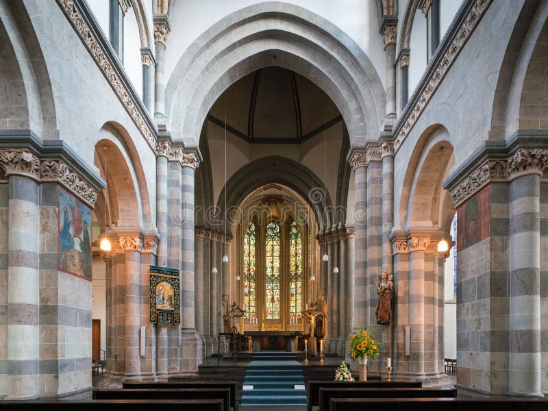 Basilica Saint Andreas, Cologne, Germany Editorial Stock Photo - Image ...