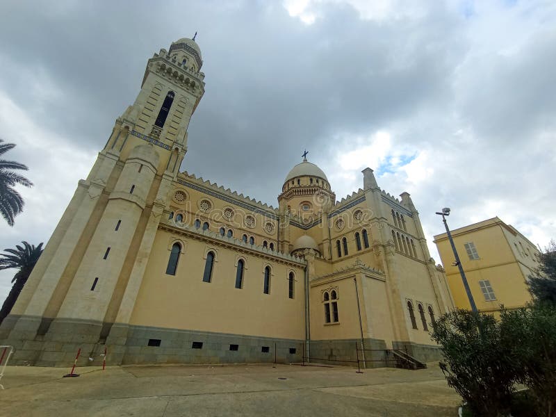 Basilica of Saint Augustine in Annaba Algeria Stock Photo - Image of ...