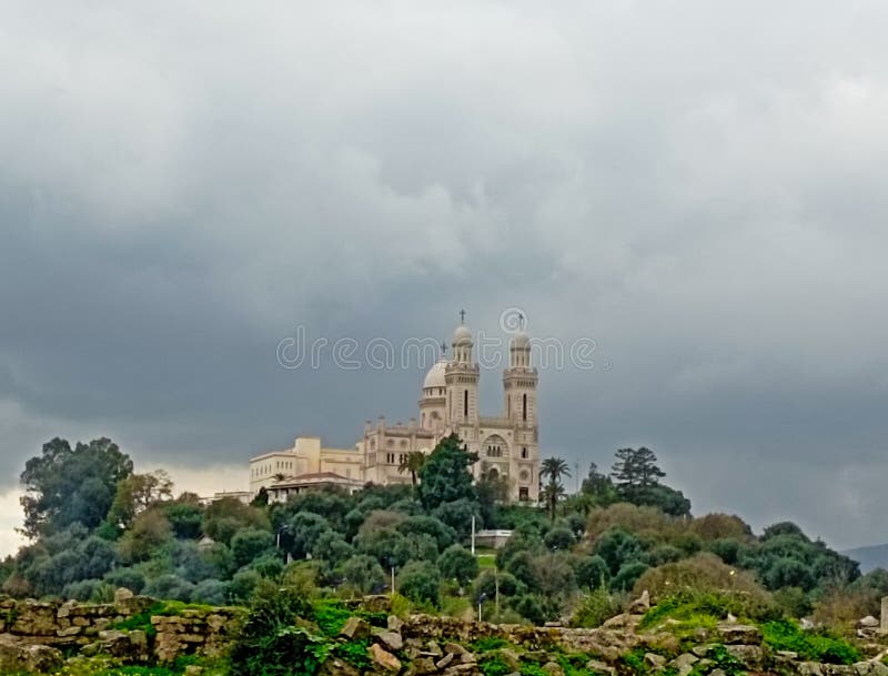 Basilica of Saint Augustine in Annaba Algeria Stock Photo - Image of ...