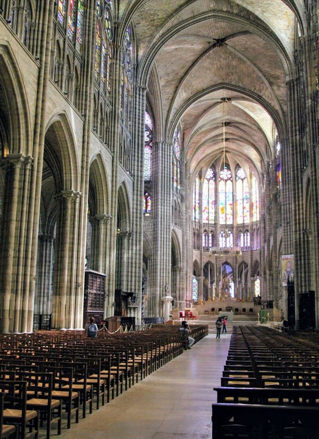 Basilica of Saint-Denis (Basilique Royale De Saint-Denis, Now Known As ...