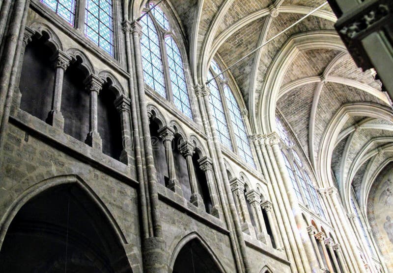 Basilica of Saint-Denis (Basilique Royale De Saint-Denis, Now Known As ...