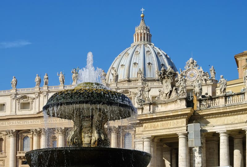 Rome Papal Basilica of Saint Peter Editorial Photo - Image of house ...