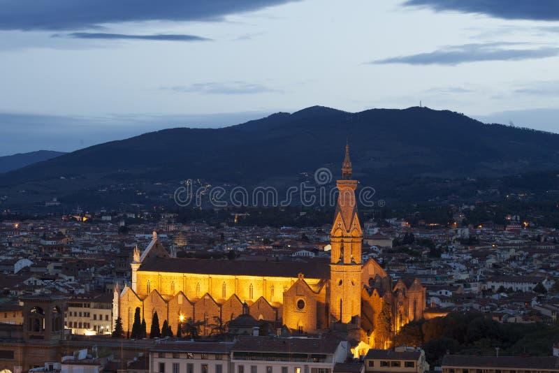 Basilica San Croce, Florence, Italy Stock Image - Image of cathedral ...