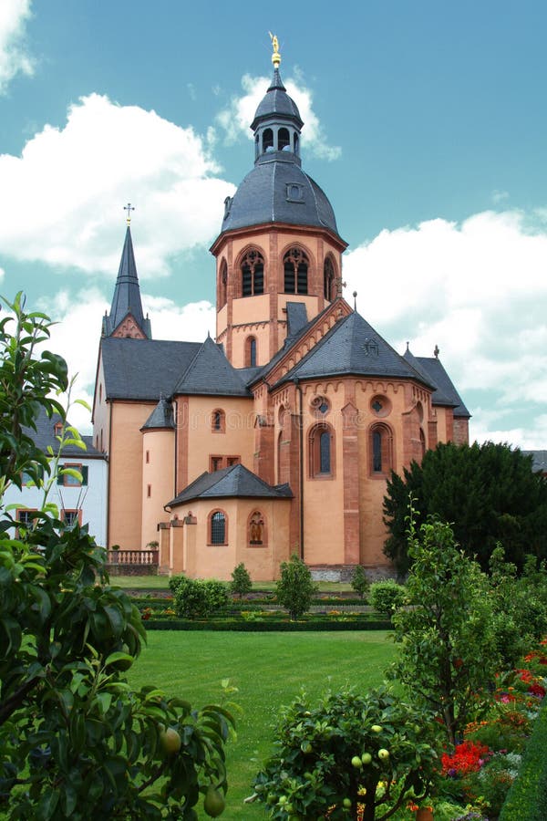Basilica in Seligenstadt stock image. Image of basilica - 15497963