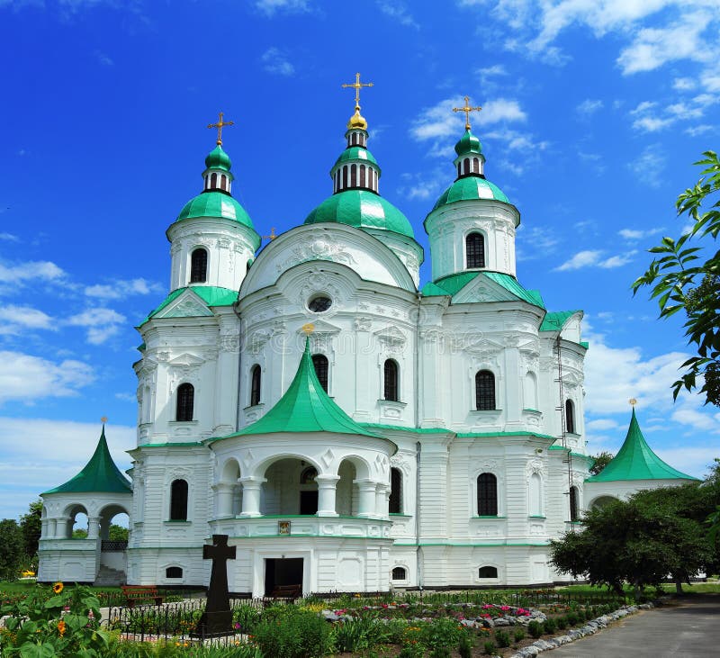 Traditional Ukrainian Dacha Stock Photo - Image of authentic ...