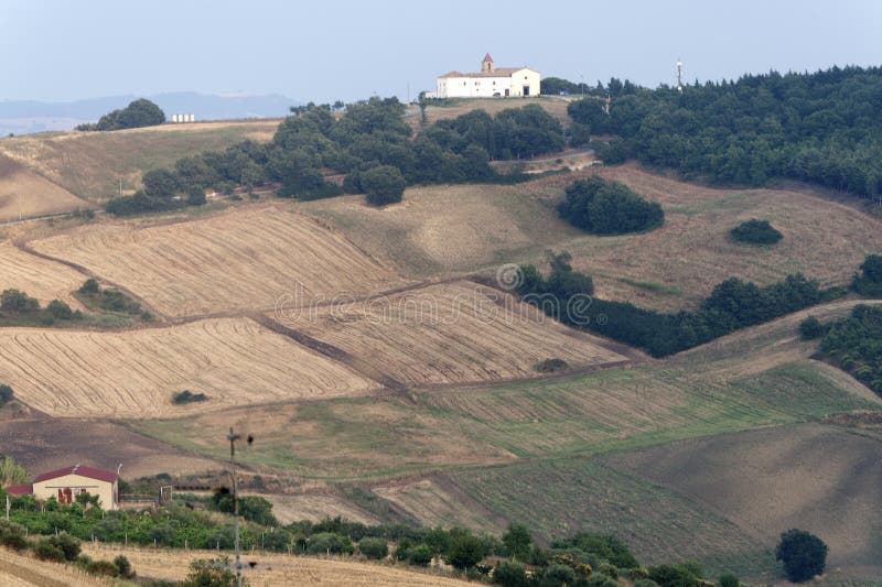 Basilicata - Landscape Near Oppido Lucano Stock Photo - Image of ...