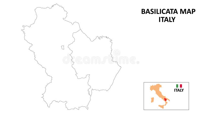 Basilicata Map. State and District Map of Basilicata Political Map of ...
