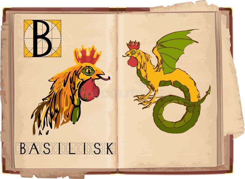 Basilisk stock vector. Illustration of basilisk, creature - 54433635