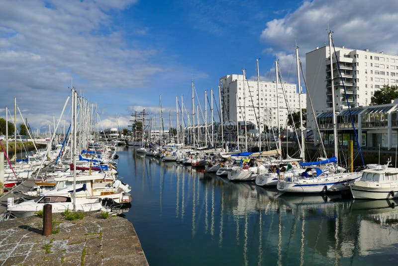 The Basin Afloat, Marina of the City of Lorient Editorial Stock Photo ...