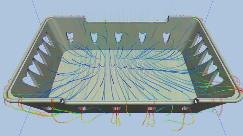 Basin Airflow Simulation Cfd Simulation Computational Fluid Dynamics Stock Video Video Of