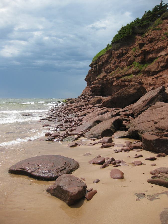 Basin Head stock photo. Image of rocks, head, cloudy - 95027576