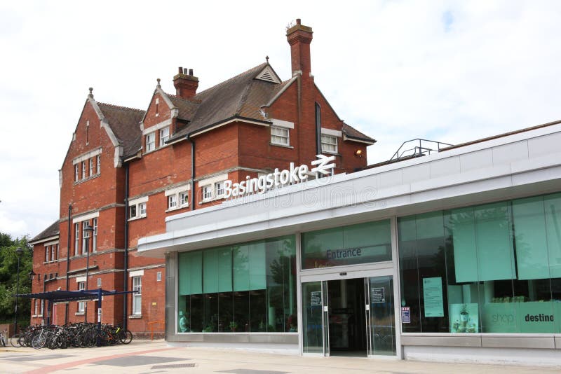 Basingstoke Train Station, Hampshire, UK Editorial Image - Image of ...